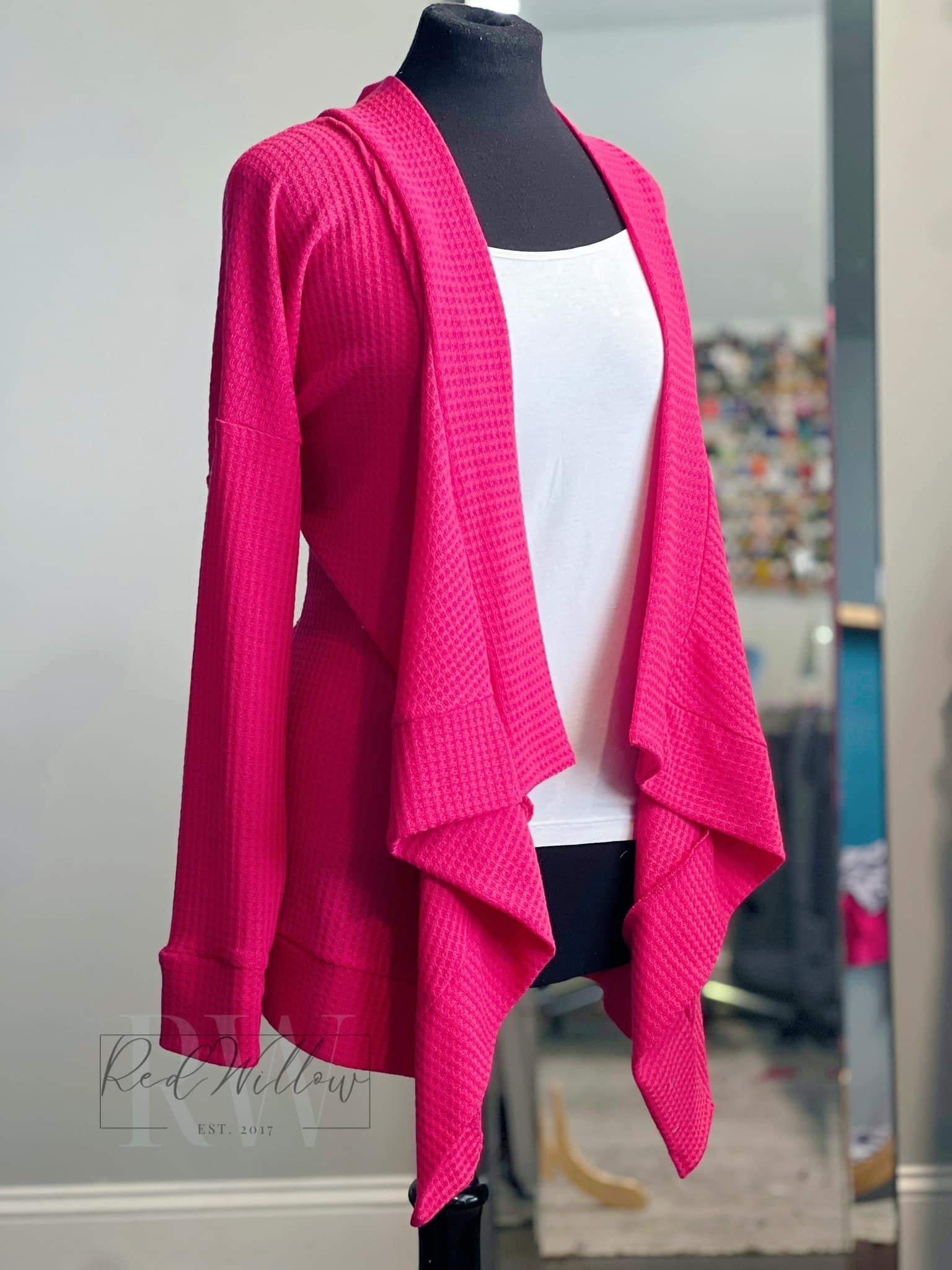 Lay Low Cardigan – Red Willow
